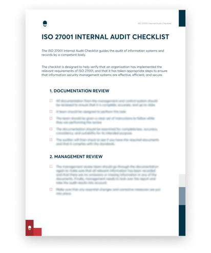 Checklist: ISO 27001 Internal Audit